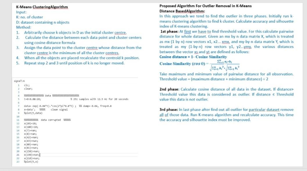Solved please provide me matlab code to remove the | Chegg.com Solved please provide me matlab code to remove the | Chegg.com