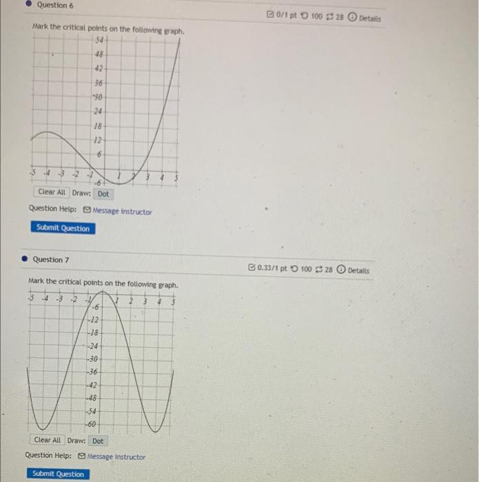 Solved Mark the critical points on the foliowine sranh Draw: | Chegg.com