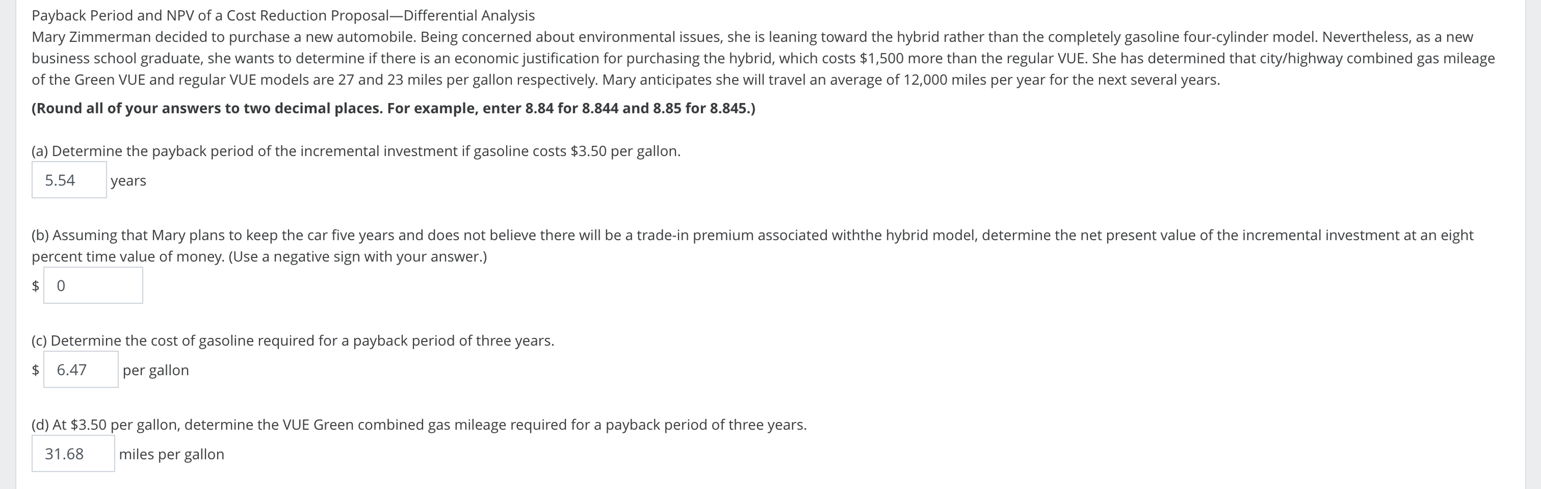 Solved NPV Total and Differential Analysis of Replacement | Chegg.com