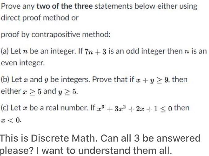 Solved this is discrete math. i just need part B to be | Chegg.com