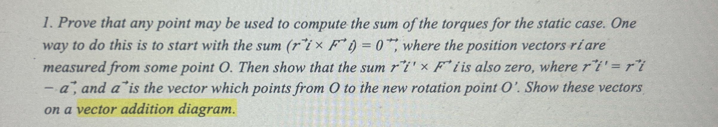 Solved Prove that any point may be used to compute the sum | Chegg.com