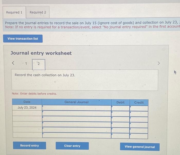 Solved Prepare the journal entries to record the sale on | Chegg.com