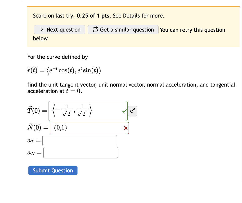 Solved For the curve defined | Chegg.com