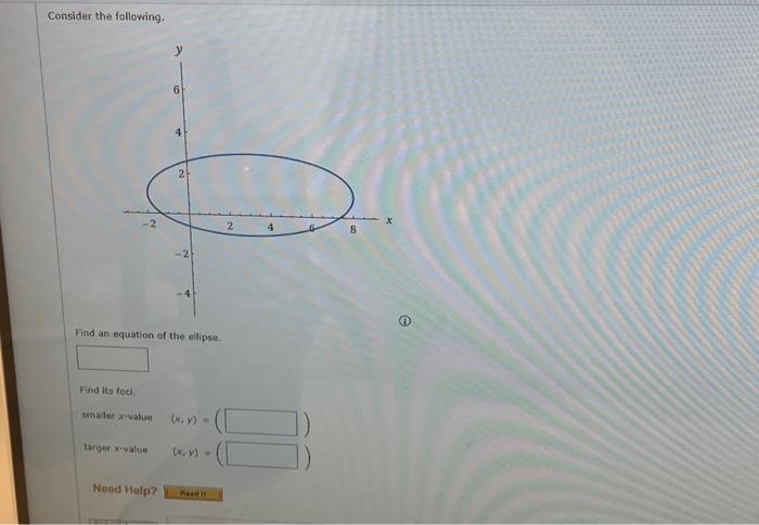 Solved Consider the following. Find an equation of the | Chegg.com
