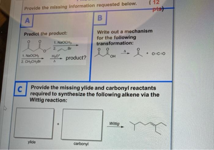 Solved Draw the expected major organic product(s) in each | Chegg.com