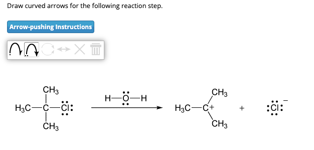 Solved Draw curved arrows for the following reaction step. | Chegg.com
