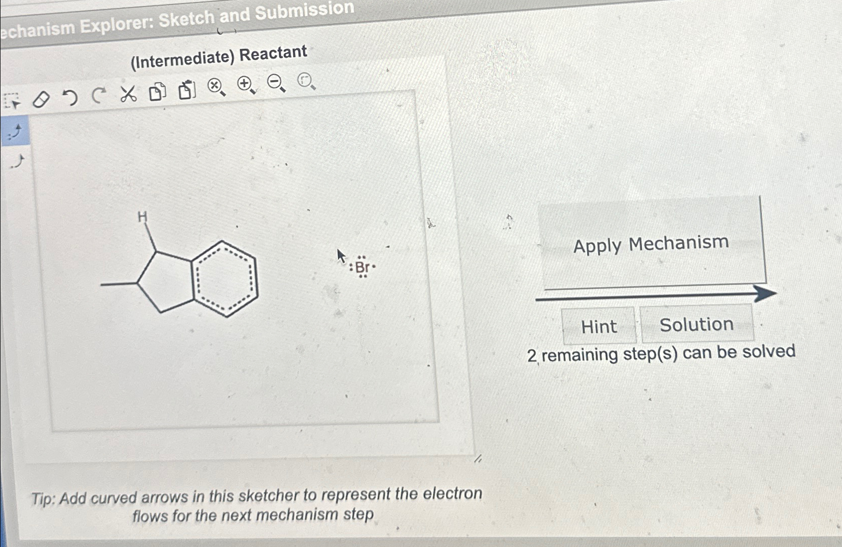 echanism Explorer: Sketch and | Chegg.com
