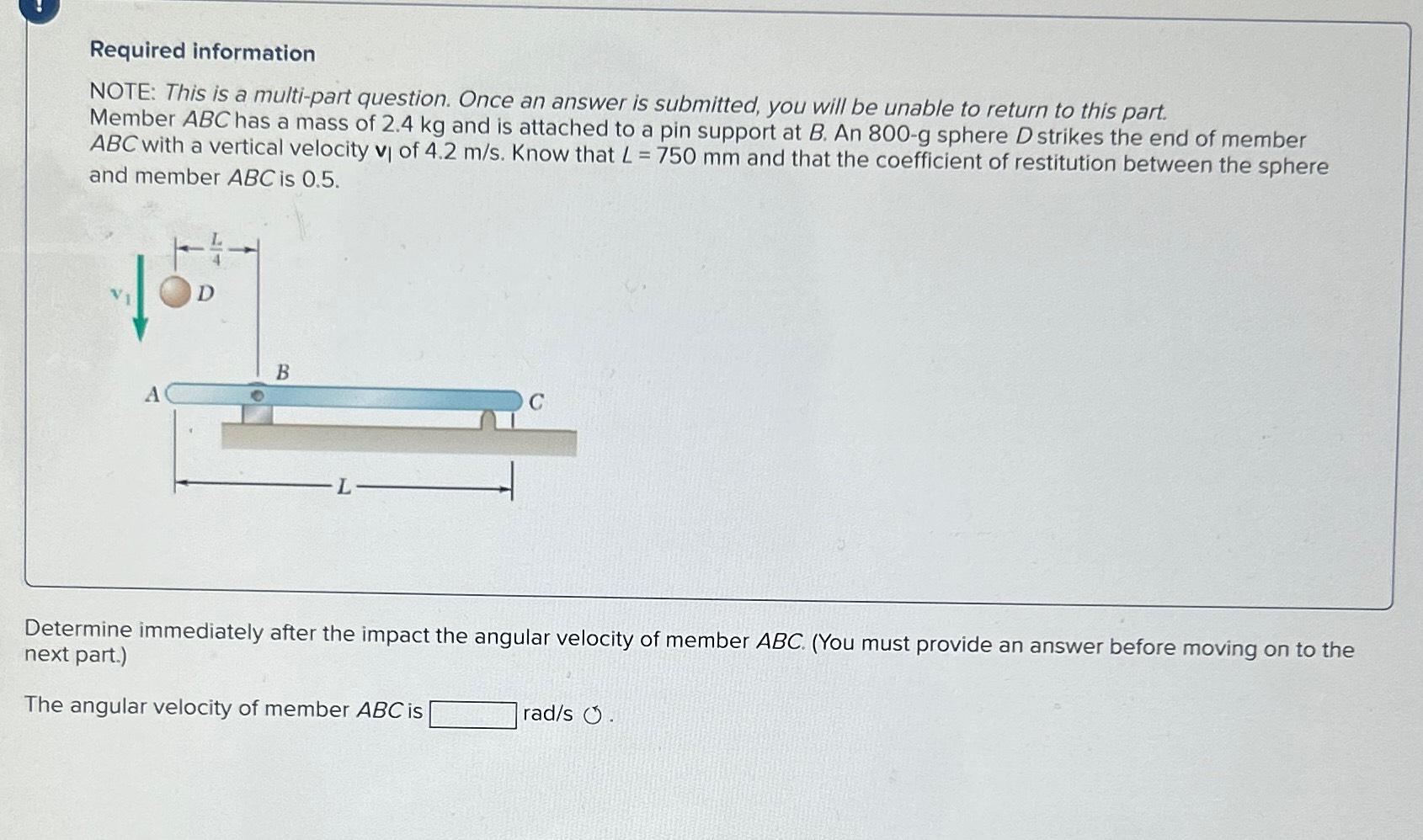 Solved Required informationNOTE: This is a multi-part | Chegg.com
