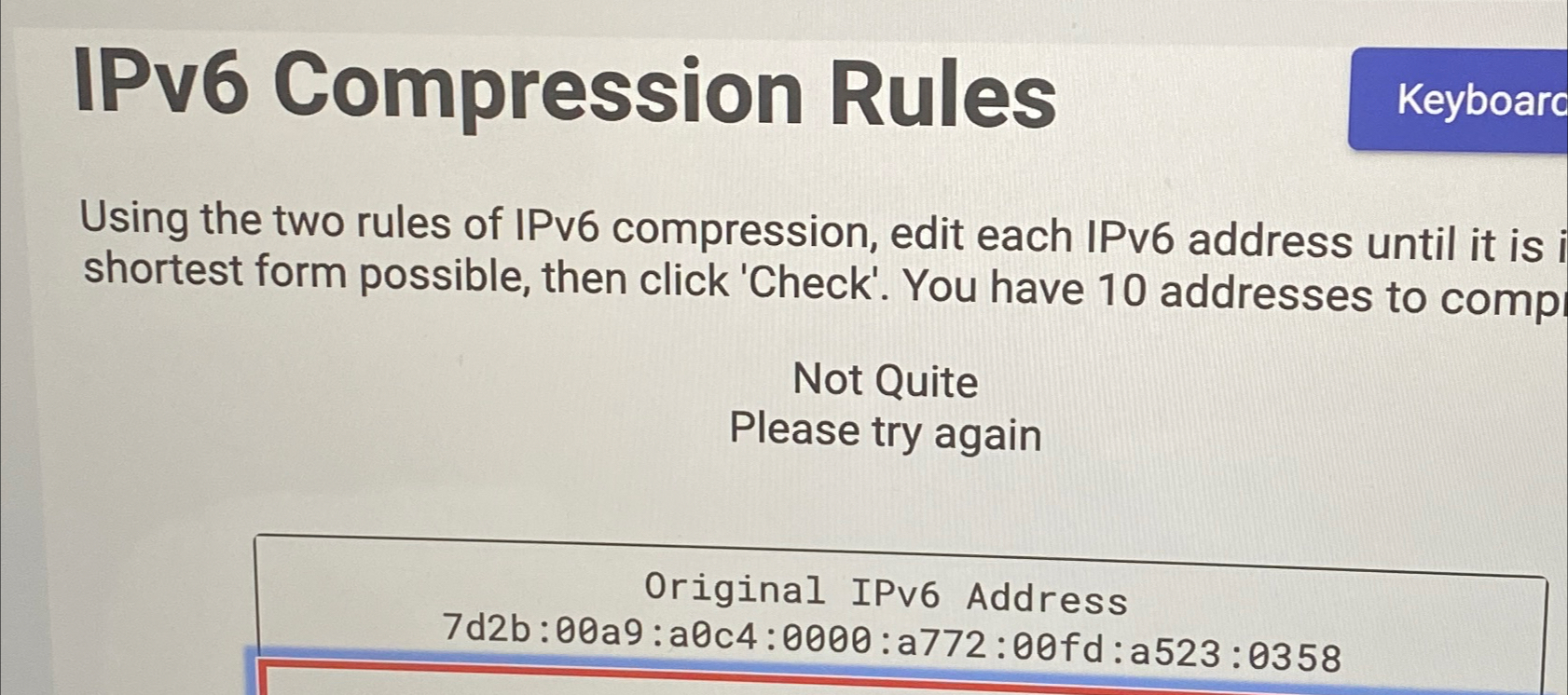 IPv6 ﻿Compression RulesUsing the two rules of IPv6 | Chegg.com