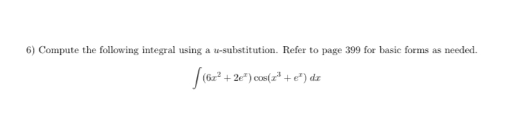 Solved Compute the following integral using a | Chegg.com