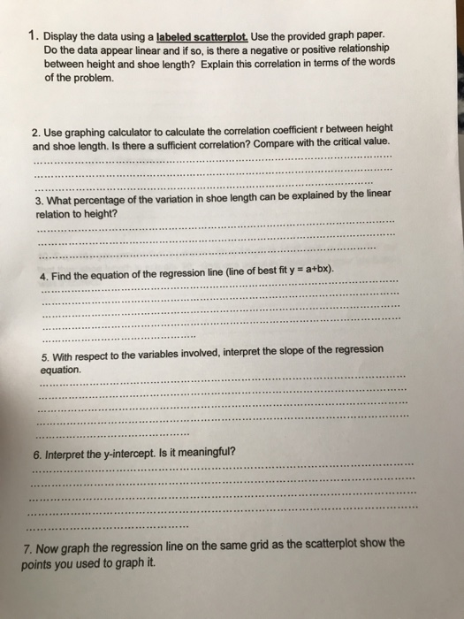 Solved Chapter 10 -Homework 29 1. Display the data using a | Chegg.com