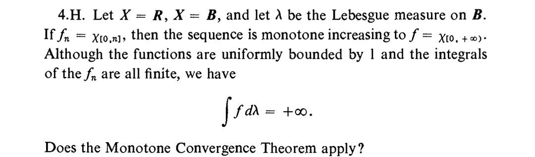 Solved 4.H. Let X=R,X=B, and let λ be the Lebesgue measure | Chegg.com