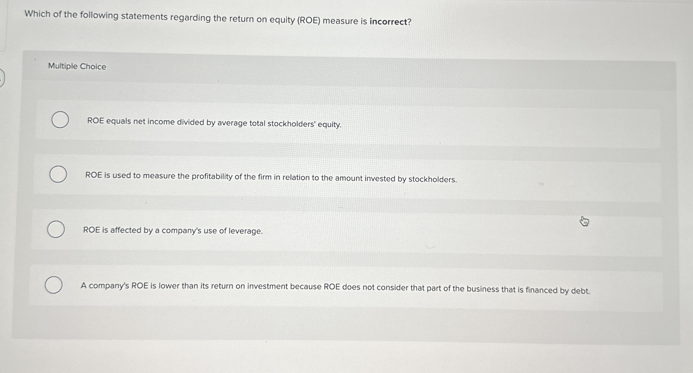 Solved Which of the following statements regarding the | Chegg.com
