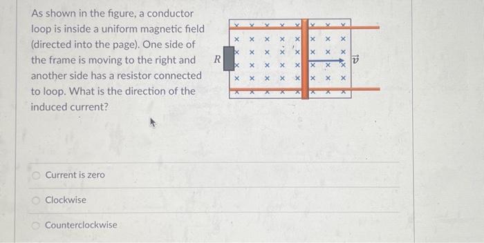 Solved Three loops of wire move near a long straight wire | Chegg.com