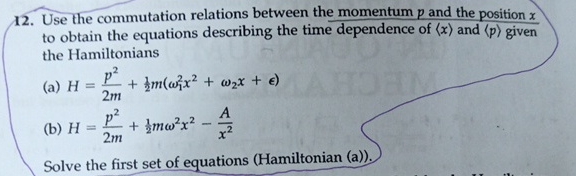 Solved Use the commutation relations between the momentum p | Chegg.com