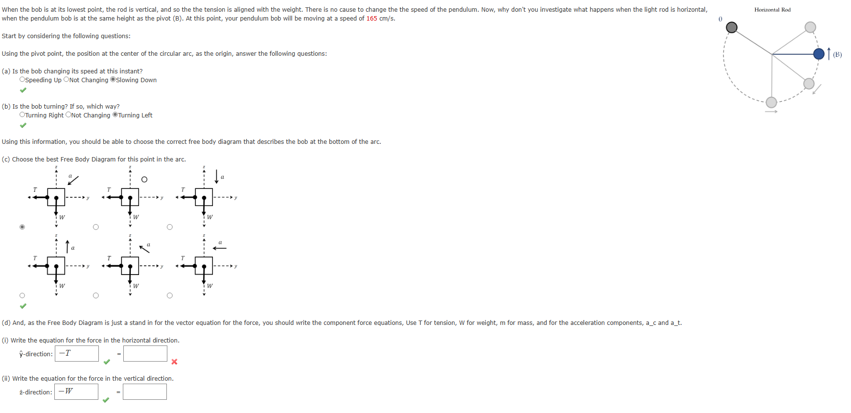 Solved A pendulum is ﻿a system where a heavy object is | Chegg.com