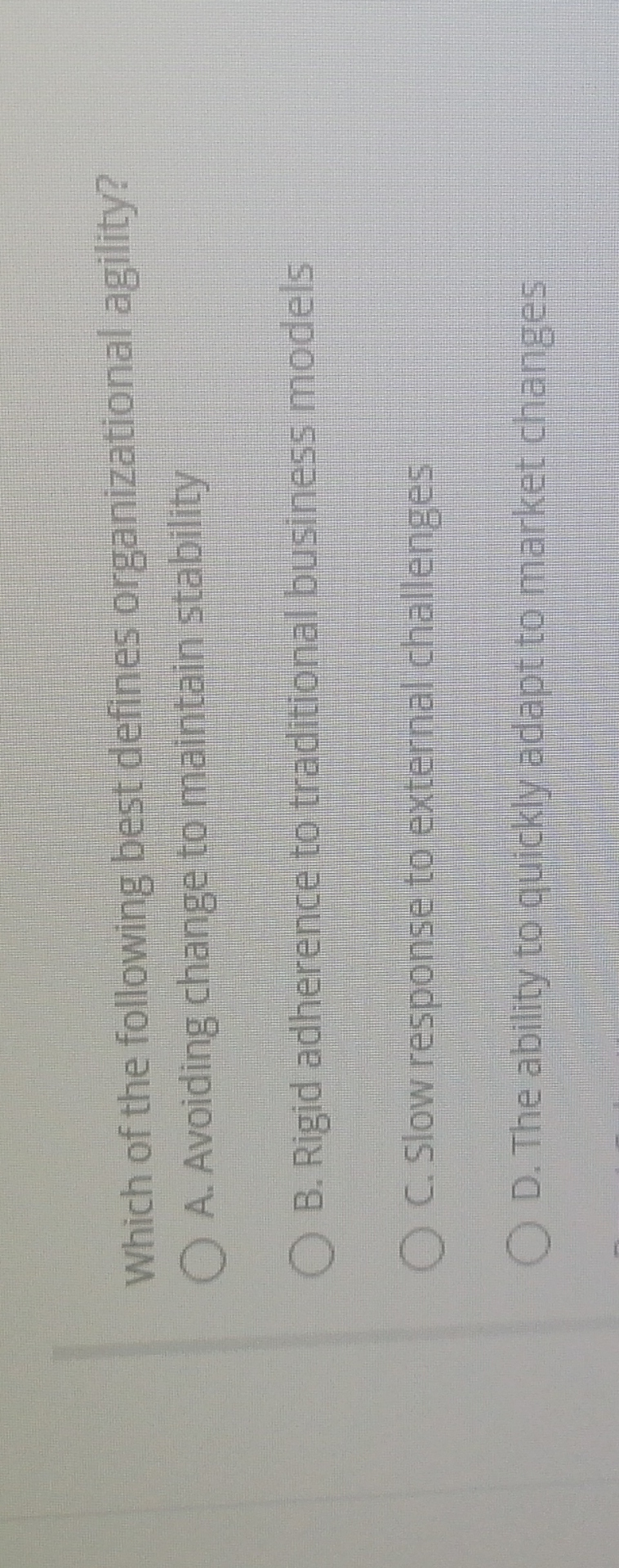 Solved Which of the following best defines organizational | Chegg.com