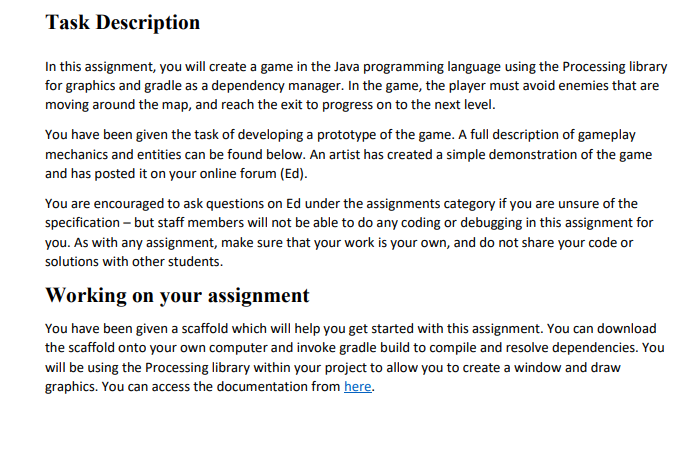 Solved Task Description In this assignment, you will create | Chegg.com