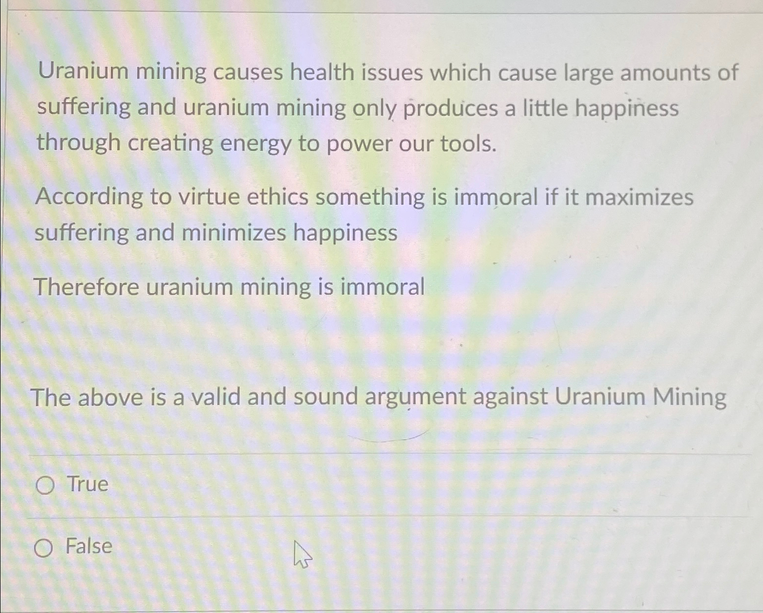 Solved Uranium mining causes health issues which cause large | Chegg.com