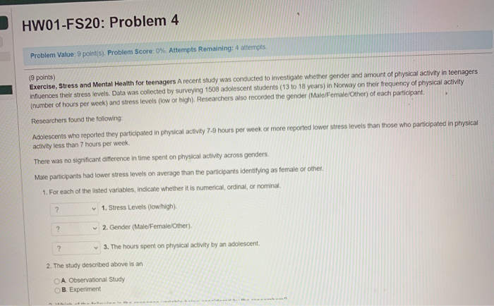 Solved HW01-FS20: Problem 4 Problem Value: 9 point(s). | Chegg.com