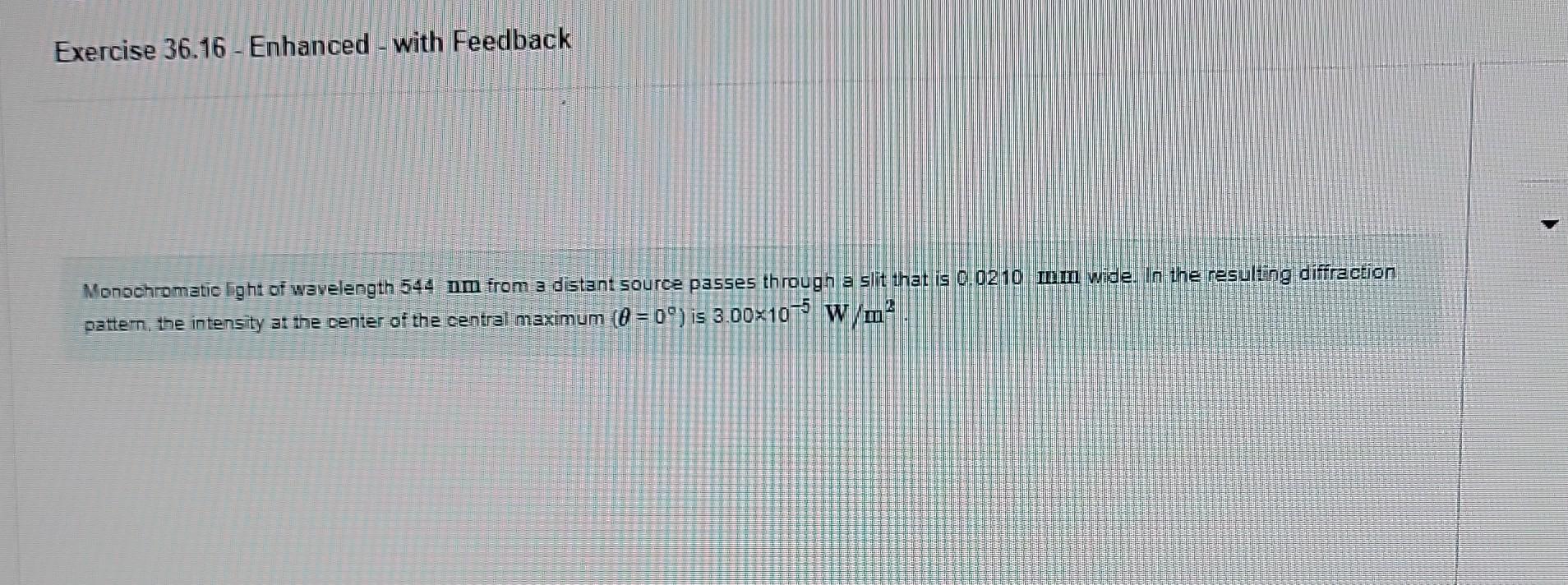 Solved Exercise 36.16 - Enhanced - with Feedback | Chegg.com
