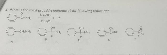 Solved 4. What is the most probable outcome of the following | Chegg.com