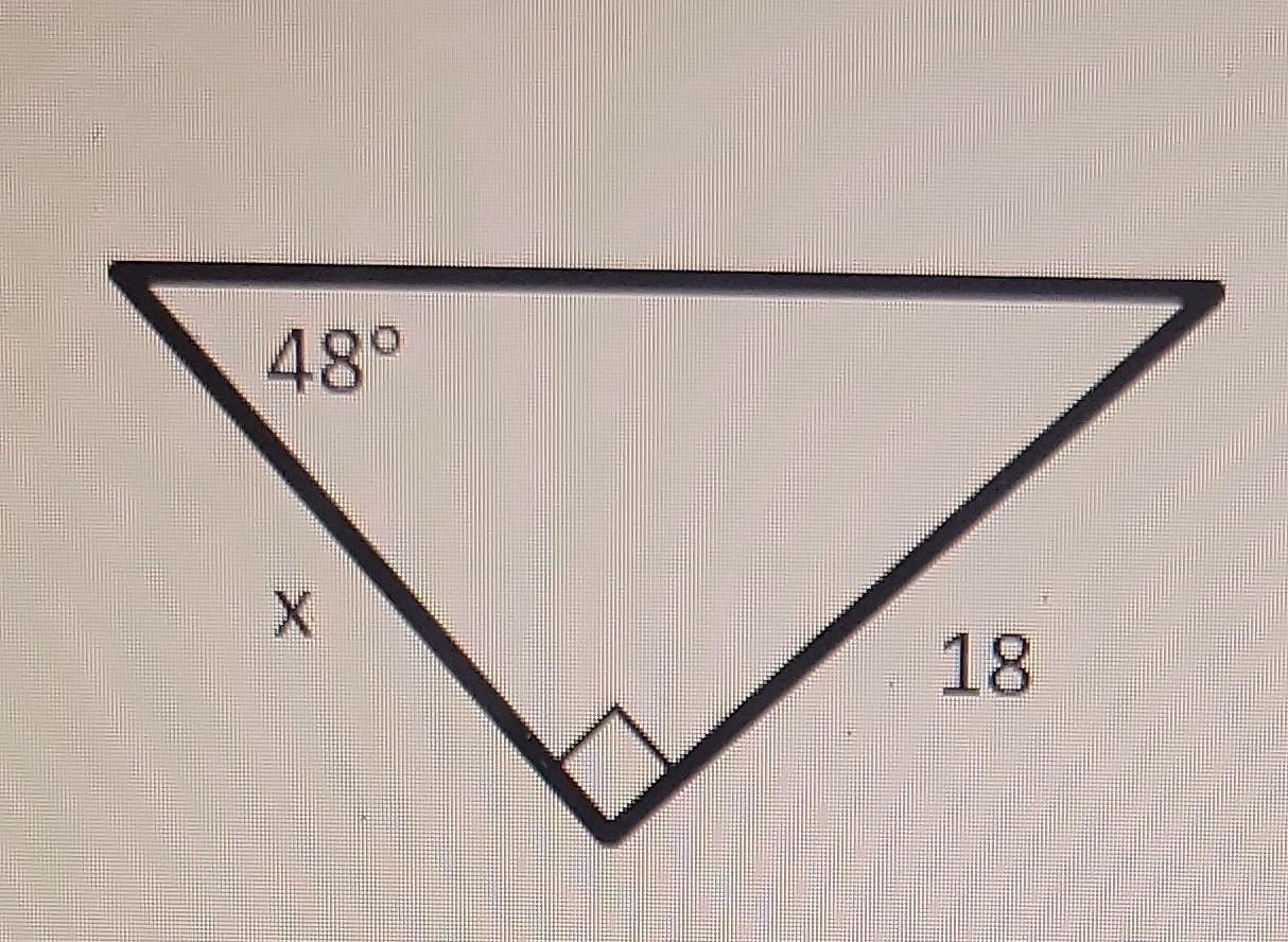 Solved calculating side length. round to the nearest tenth. | Chegg.com