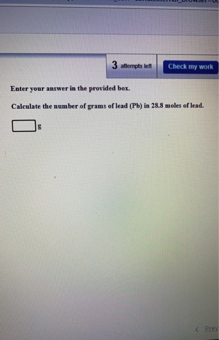 Solved 3 attempts left Check my work Enter your answer in | Chegg.com