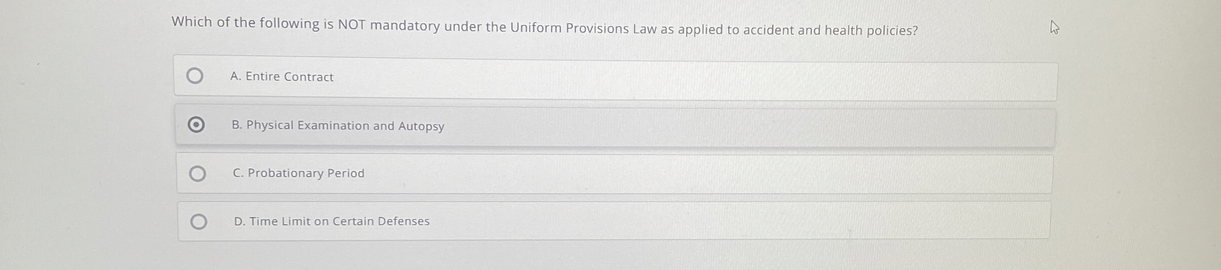 Solved Which of the following is NOT mandatory under the | Chegg.com