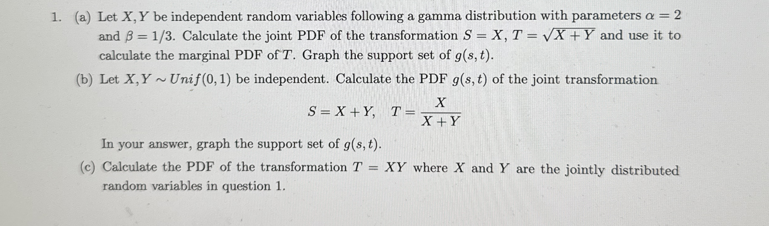 Solved (a) ﻿Let x,Y ﻿be independent random variables | Chegg.com
