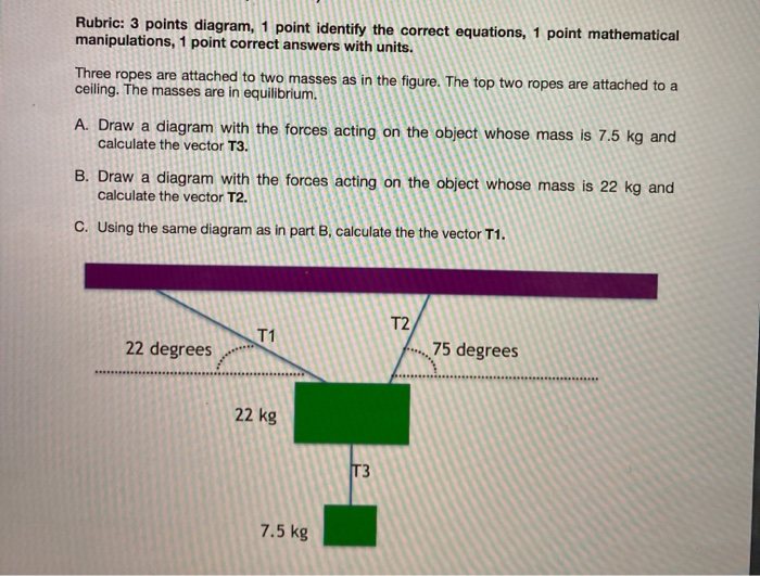 Solved Rubric: 3 points diagram, 1 point identify the | Chegg.com