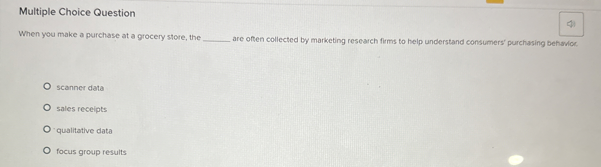 Solved Multiple Choice QuestionWhen you make a purchase at a | Chegg.com