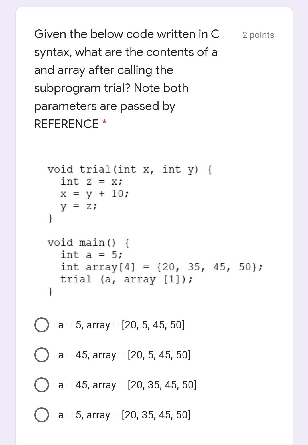 Solved * Required Section 3 In the below example, the formal | Chegg.com