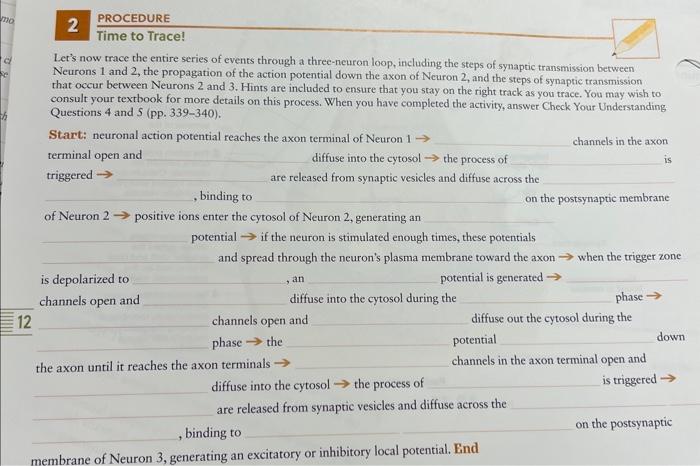 Solved Let's now rrace the entire series of events through a | Chegg.com