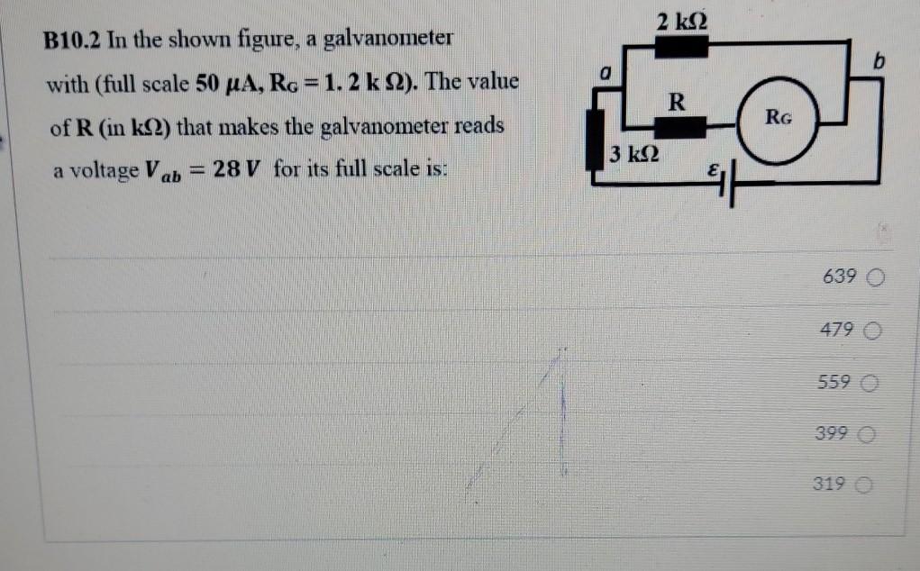Solved B14.4 The deflection angle 0 of the compass needle in | Chegg.com