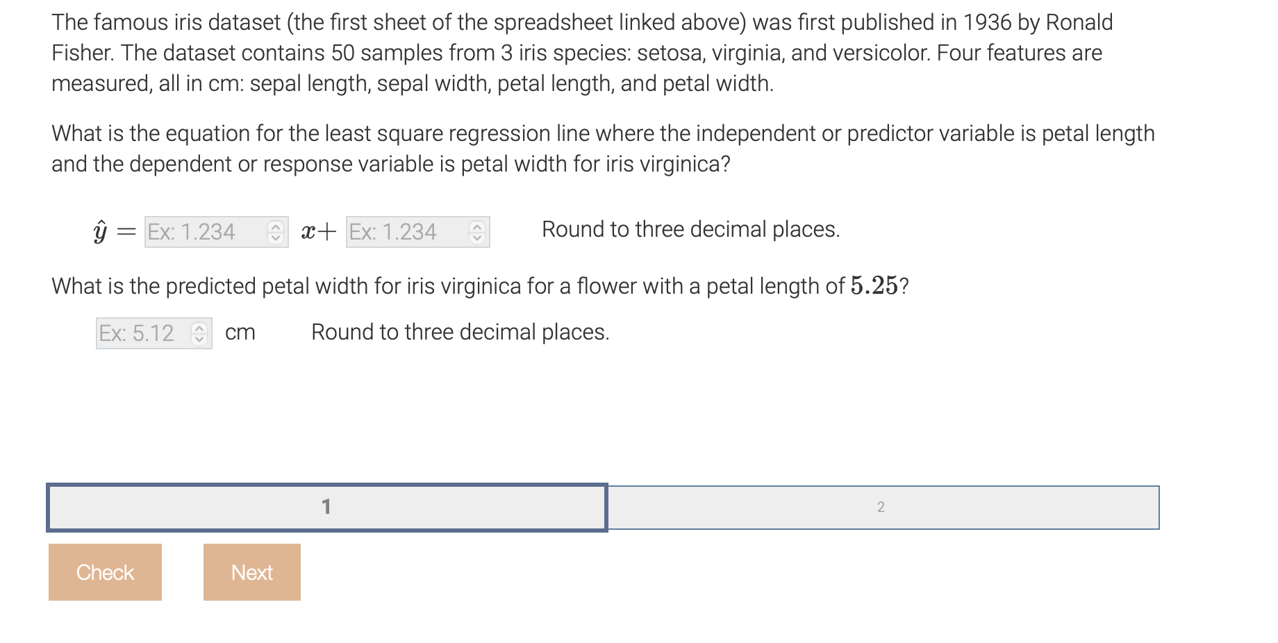Solved Sepal length Sepal width Petal length Petal width | Chegg.com