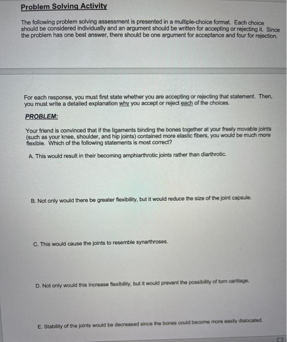 Solved Problem Solving Activity The following problem | Chegg.com