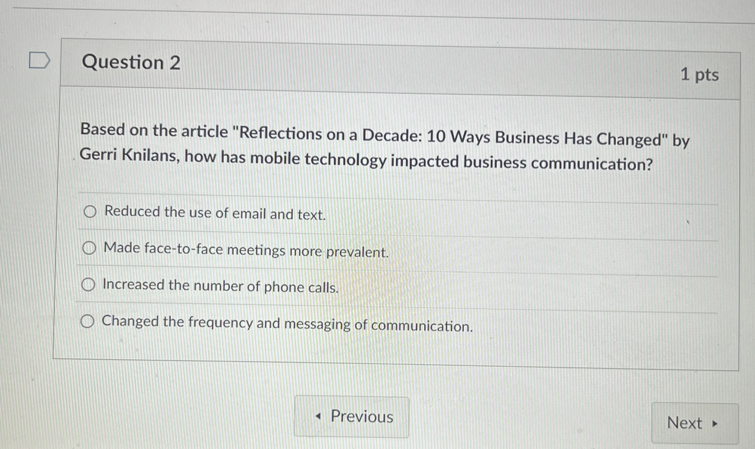 Solved Question 21 ﻿ptsBased on the article "Reflections on | Chegg.com