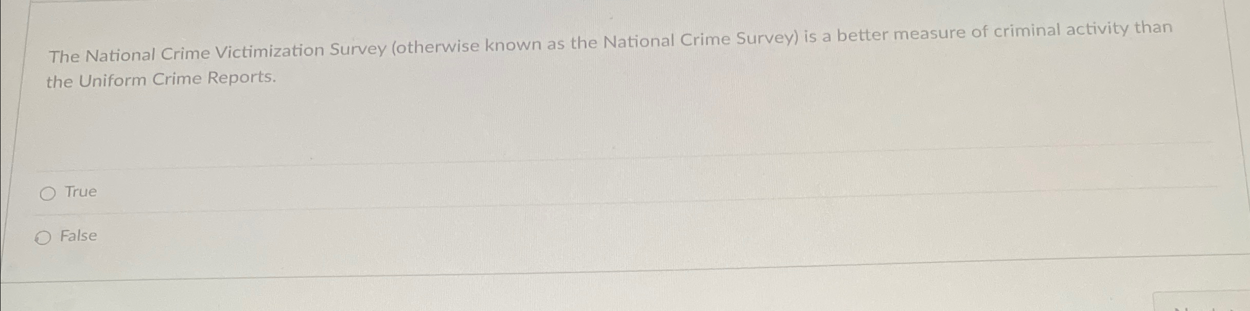 Solved The National Crime Victimization Survey (otherwise | Chegg.com Solved The National Crime Victimization Survey (otherwise | Chegg.com