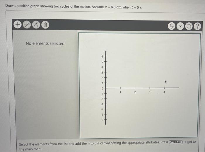 Solved Draw a position graph showing two cycles of the | Chegg.com