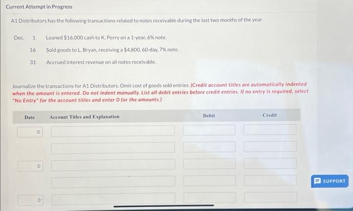 Solved A1 Distributors has the following transactions | Chegg.com