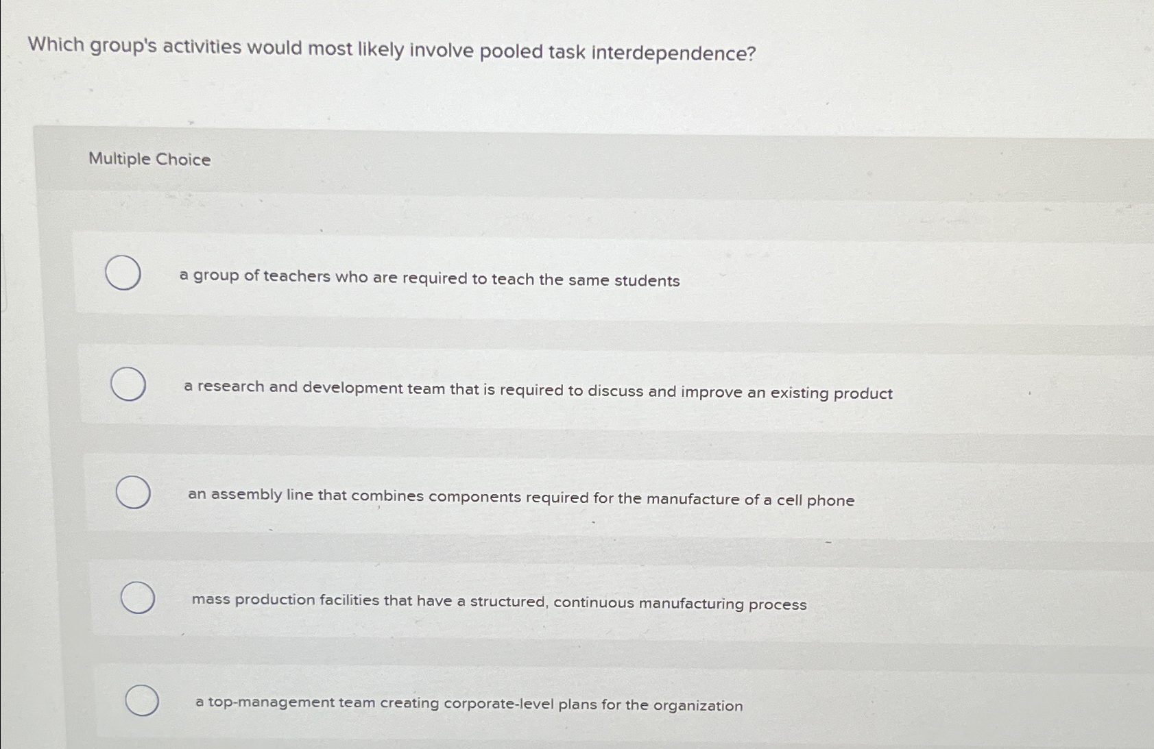 Solved Which group's activities would most likely involve | Chegg.com