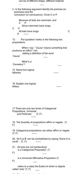 Solved 1. Valid deductive arguments must have all true | Chegg.com