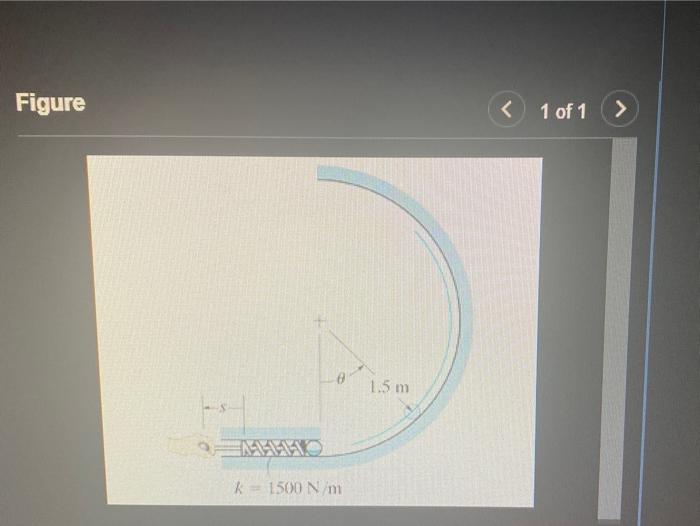 Solved When the spring on the ring mechanism is trached. The | Chegg.com