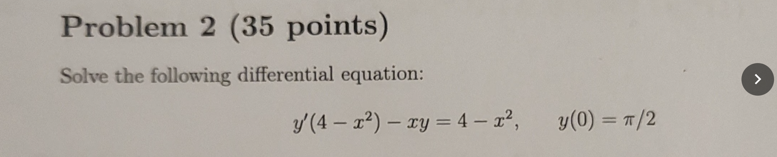 Solved Problem 2 (35 ﻿points)Solve the following | Chegg.com