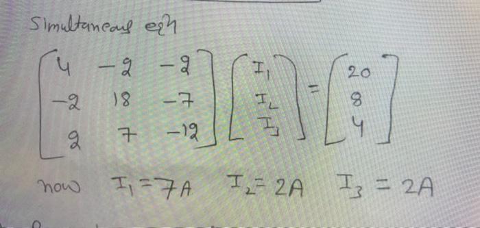Solved Simultaneous eqh | Chegg.com