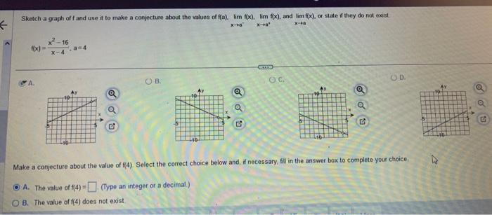 Solved Sketch a graph of f and use it to make a conjecture | Chegg.com