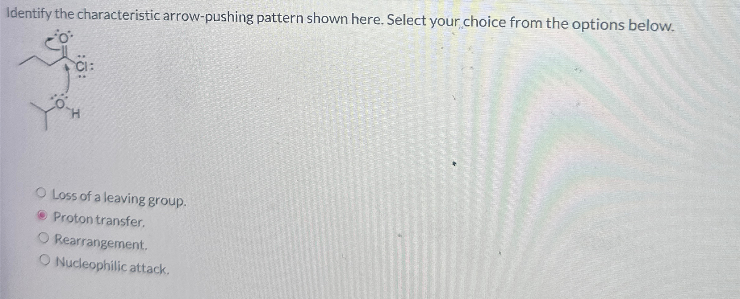 Solved Identify the characteristic arrow-pushing pattern | Chegg.com