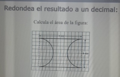 Solved Redondea el resultado a un decimal:Calcula el área de | Chegg.com