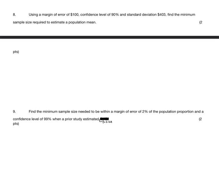 problems 8 and 9 | Chegg.com